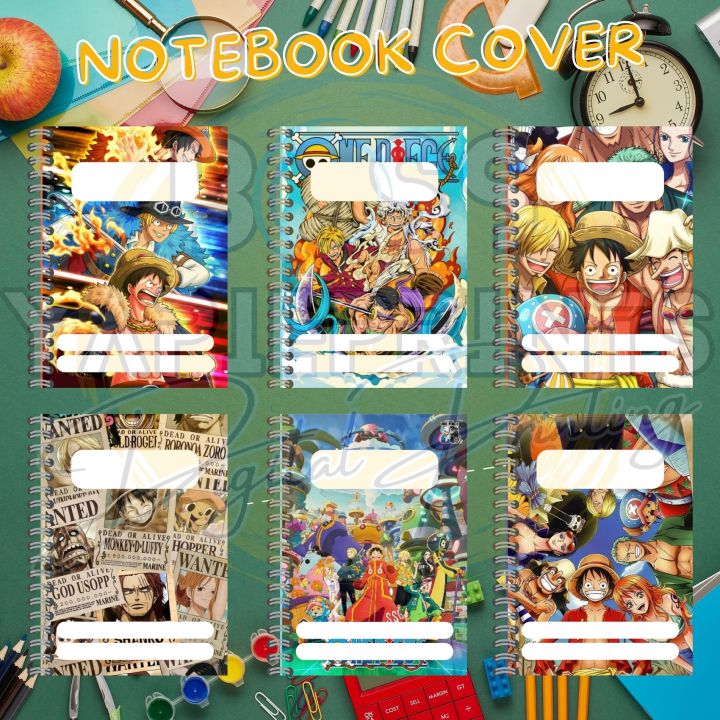 ONE PIECE PERSONALIZED NOTEBOOK COVER WITH NAME, SUBJECT, AND SECTION ...