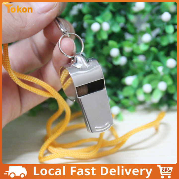 Survival Metal Whistle Basketball Referee Stainless Steel Whistle ...