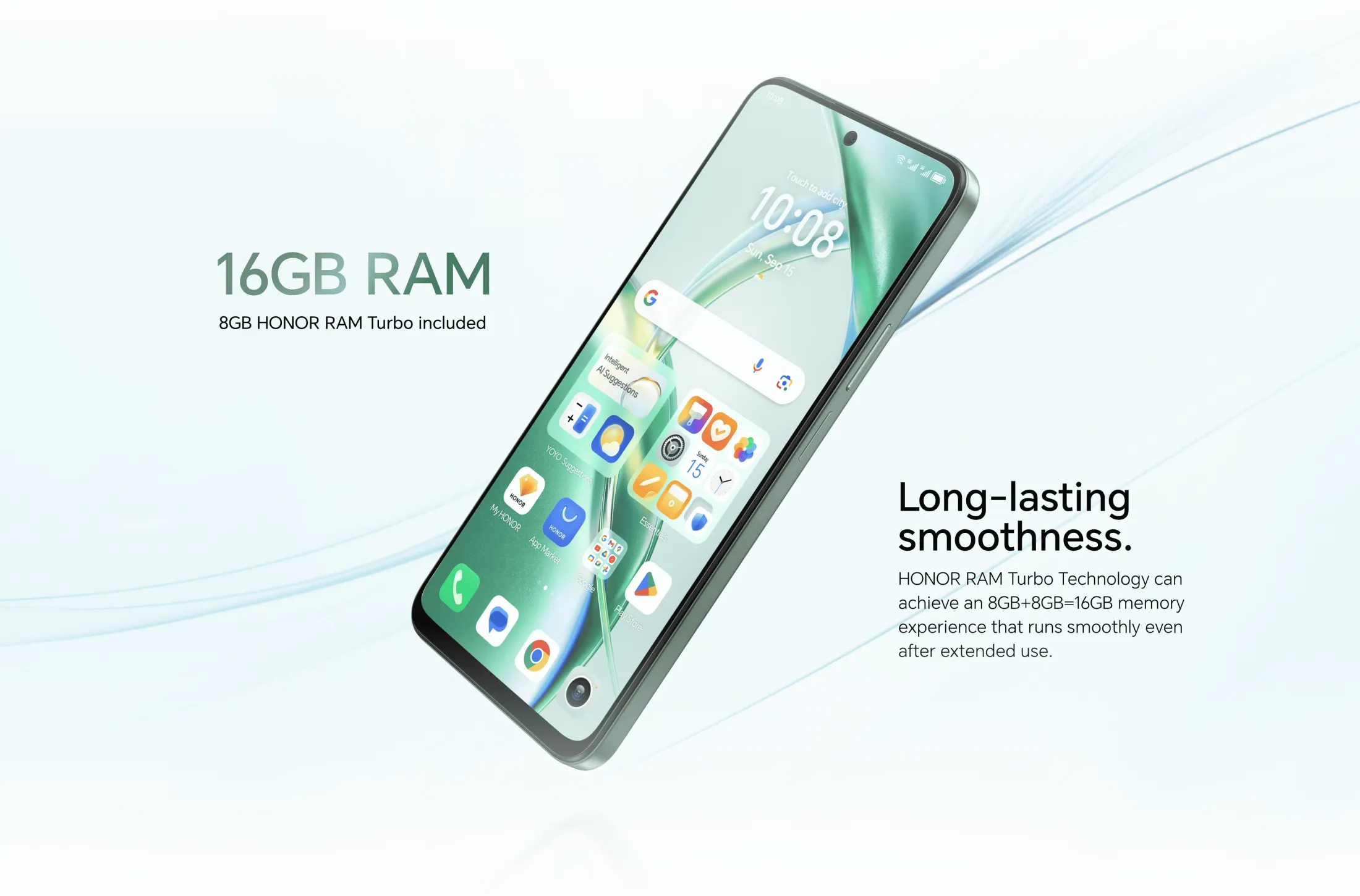 Honor 200 Smart 5G | 16GB RAM + 256GB | Drop & Water Resistant