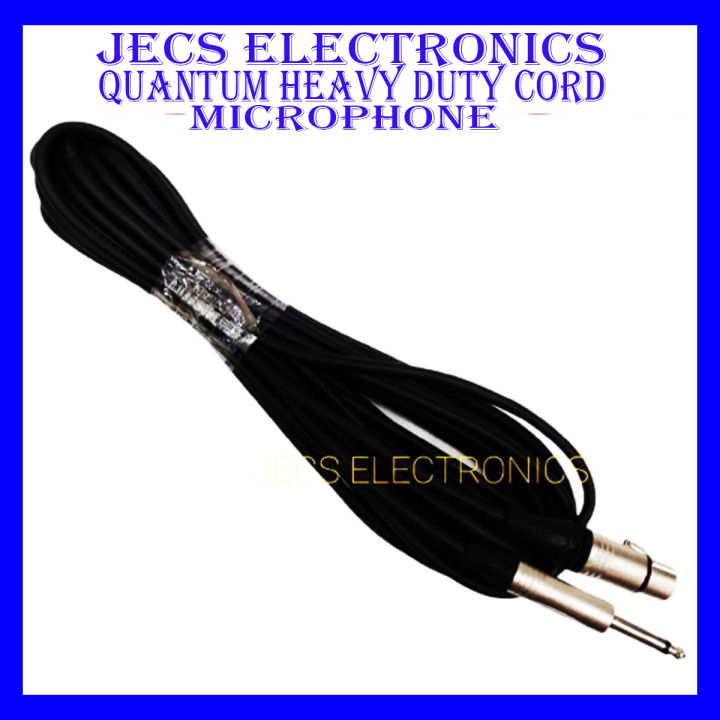 QUANTUM HEAVY DUTY CORD FOR MICROPHONE | Lazada PH