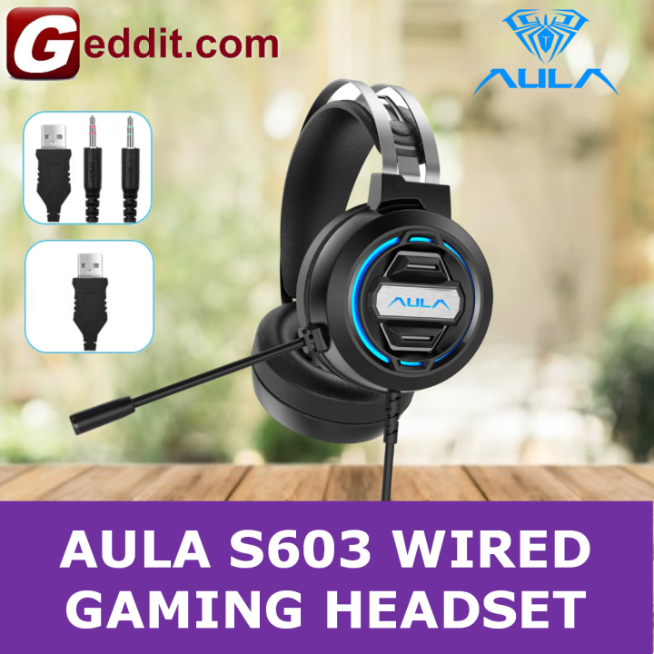 AULA S603 WIRED GAMING HEADSET | Lazada