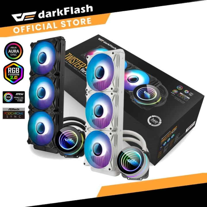 DarkFlash Twister DX360 V2.6 AIO ARGB Liquid CPU Cooler | Lazada PH