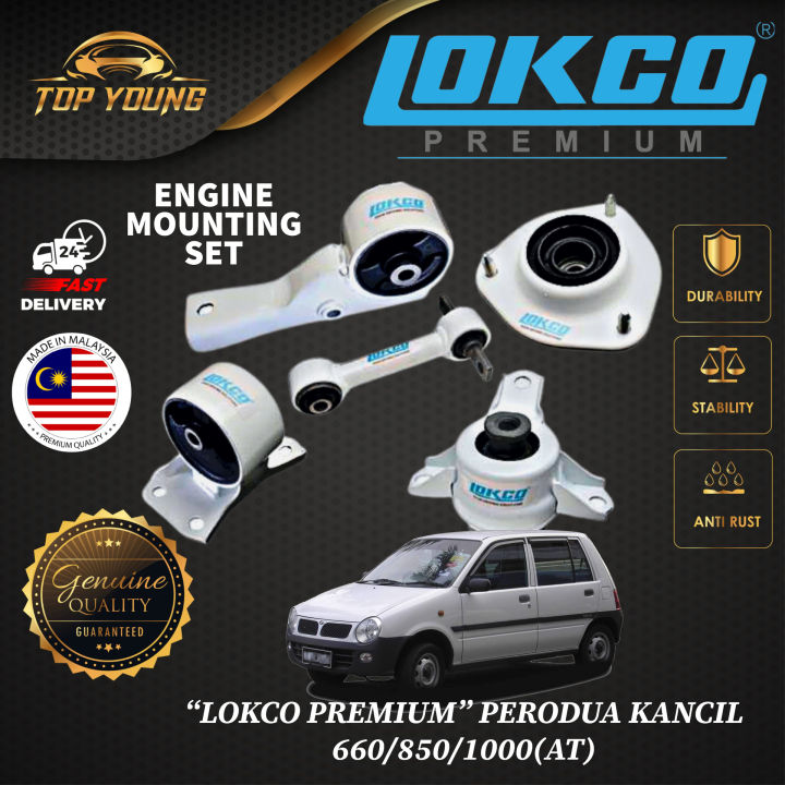 LOKCO PREMIUM PERODUA KANCIL 660 850 ENGINE MOUNTING SET 3 PCS ONLY ...