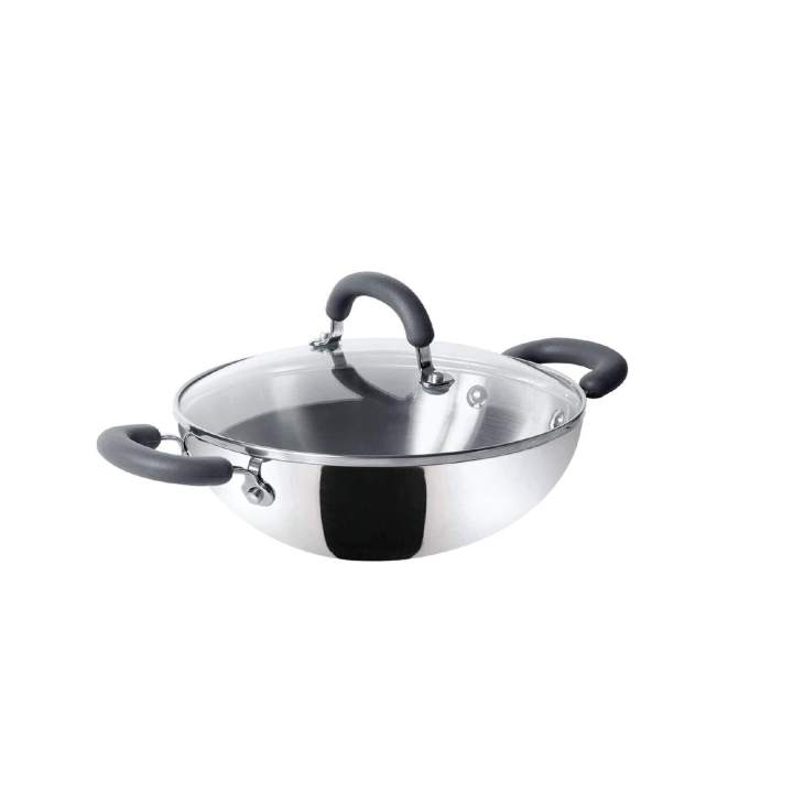 Meyer Trivantage Stainless Steel Triply Cookware Kadai | Lazada