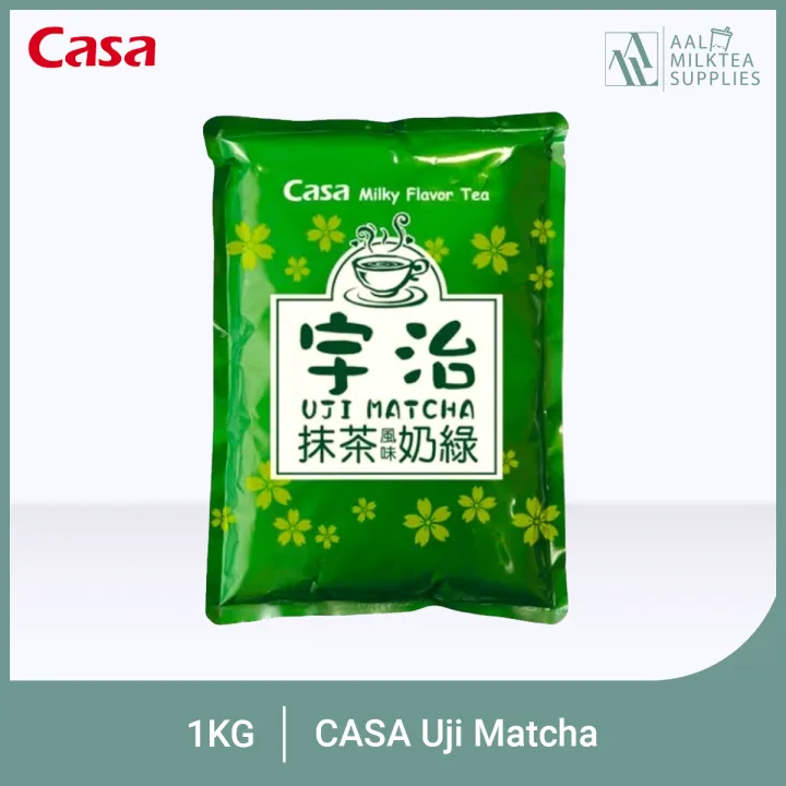 Casa Uji Matcha Milk Tea Powder 1kg – Premium Taiwanese Green Tea Drink ...