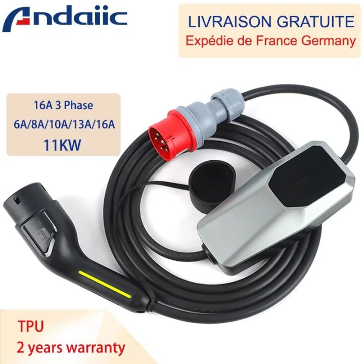 Type 2 Type 1 EV Charger 3.5KW 7KW 11KW 22Kw 16A/32A EVSE Charging ...