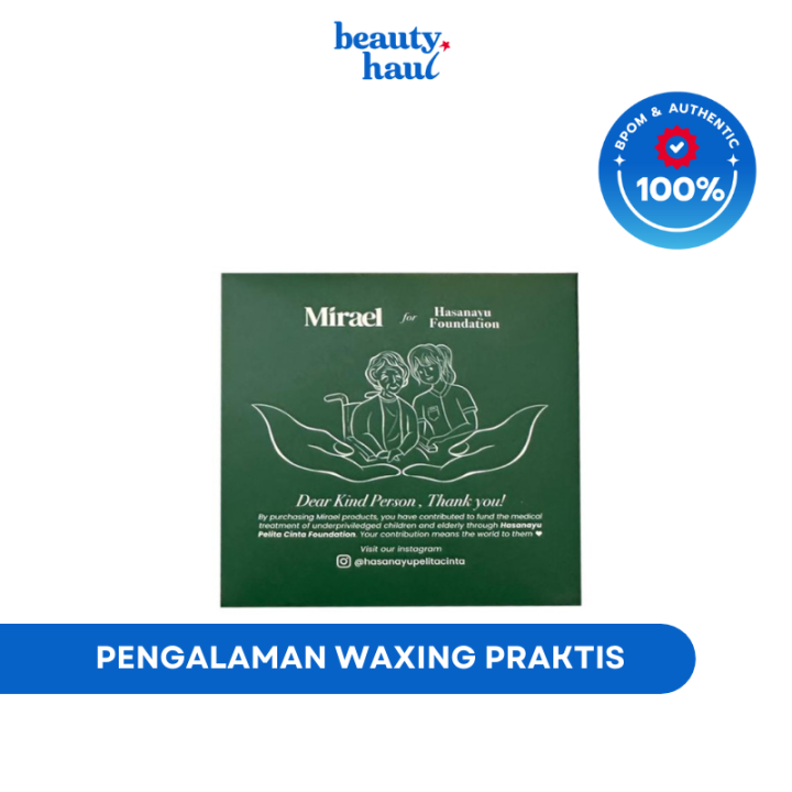 MIRAEL SUGAR WAX Relaxing Green Tea Sugar Waxing Kit | Lazada Indonesia