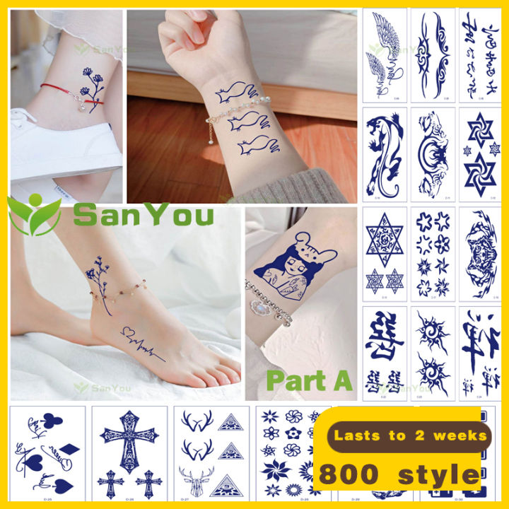 【2024 Magic Tattoo】 Lasts to 2 weeks 11CM×18CM tattoo sticker ...