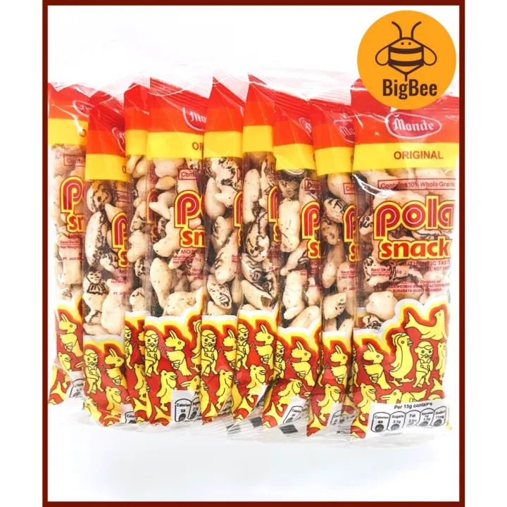 Monde Pola Snack - 15g x 10 Original / Seaweed / Hot & Spicy (Halal ...