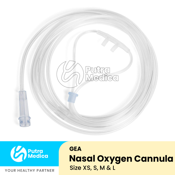 Gea Nasal Cannula Size M (Warna Random) / Selang Kanul Oksigen O2 ...