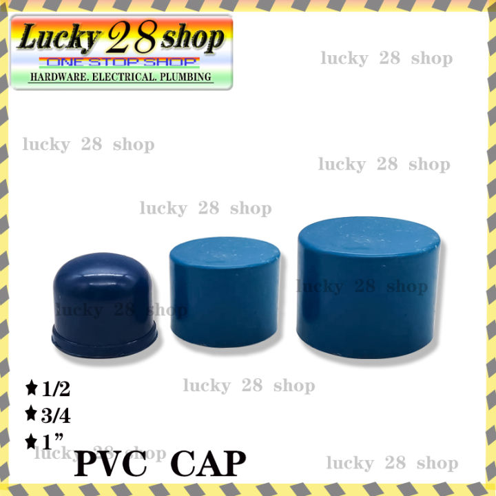 PVC CAP PIPE FITTINGS 1/2 INCH , 3/4 INCH , 1INCH | Lazada PH