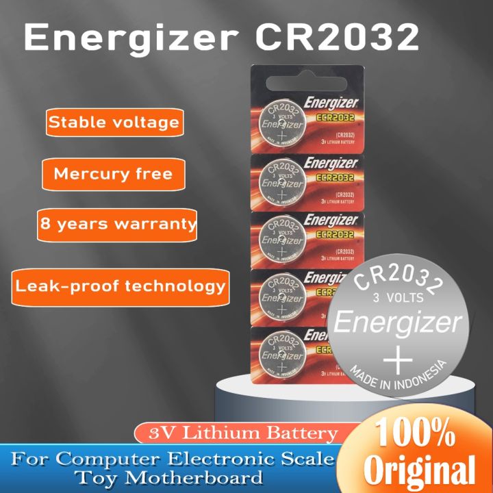 Energizer CR2032 Original 3V Lithium Battery CMOS PC Desktop Laptop ...