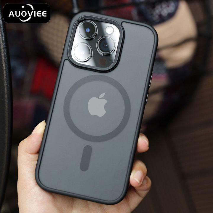 AUOVIEE Luxury Magnetic For Magsafe Wireless Charging Phone Case For ...