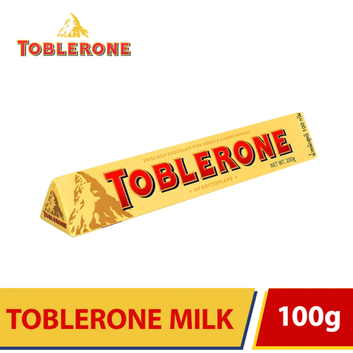 Toblerone Milk 100g ( 1pcs or 1 Box) [Expiry: 21/06/2024] | Lazada PH