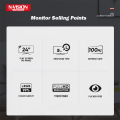 Nvision 22/24/27 Inch IPS Monitor 100Hz Full HD Frameless Gaming ...