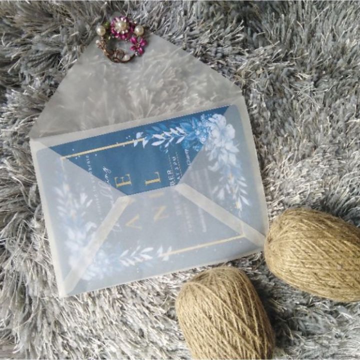 5R 4R Transparent Envelope For Invitation Envelope For Wedding Envelope ...