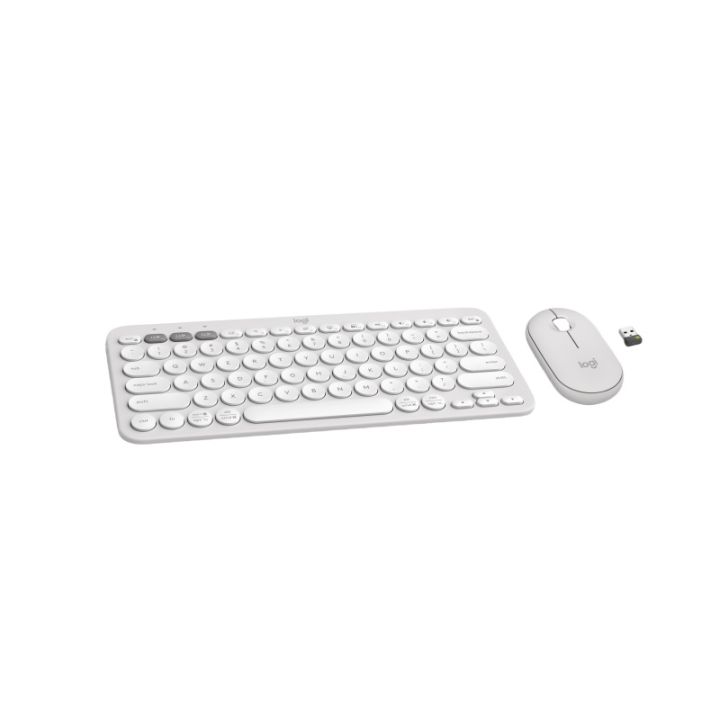 Logitech Bluetooth Dual-Mode Connection Keyboard and Mouse Set, Support ...