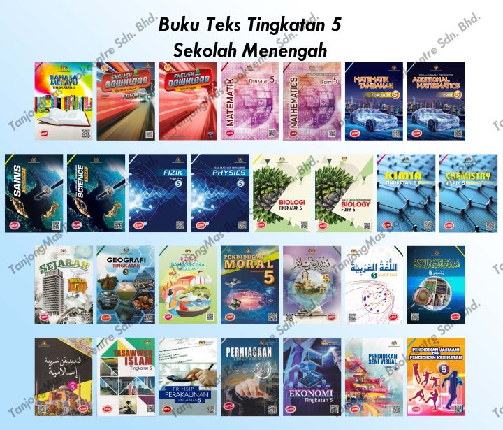 Buku Teks Tingkatan 5- Sekolah Menengah Kebangsaan | Lazada
