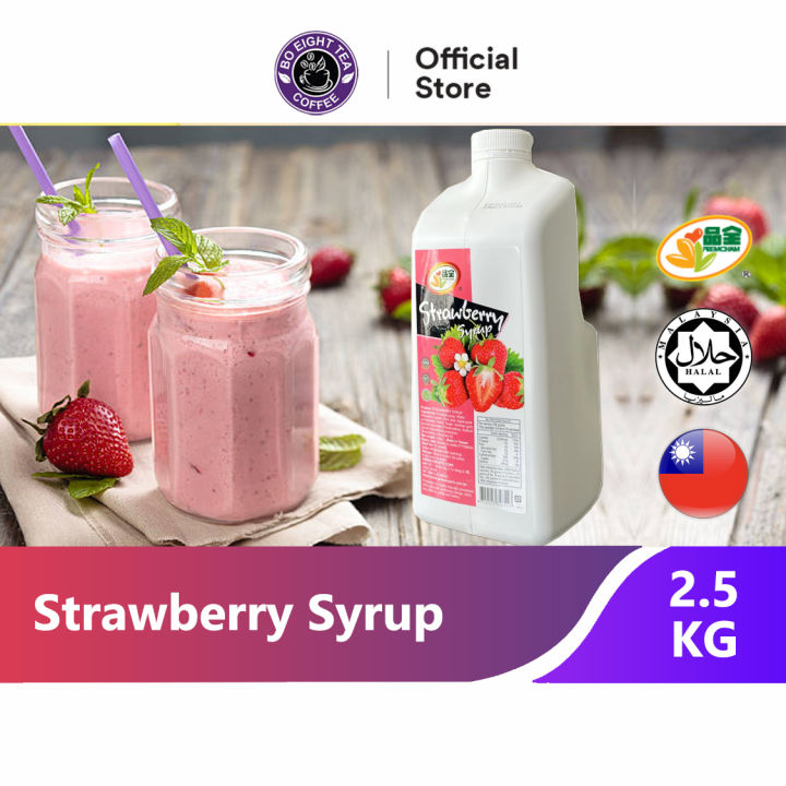 PING QUAN STRAWBERRY CONCENTRATE JUICE 2.5KG TAIWAN 品全草莓果汁 Jus ...