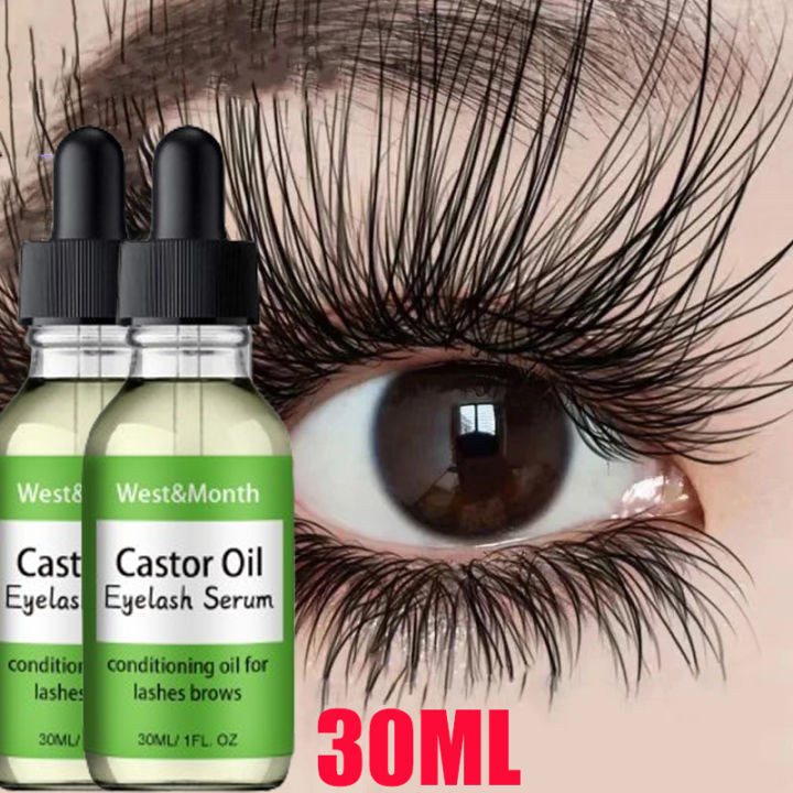 Effective in 7 days Castor Oil Eyebrow Growth Serum 15ML eyebrow ...