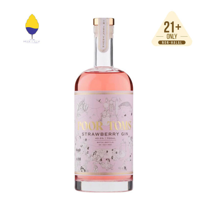Poor Toms Strawberry Gin (700ml) | Lazada