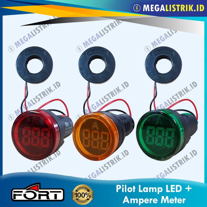 FORT PILOT LAMP + AMPERE METER / LAMPU KONTROL PANEL LED + INDIKATOR ... FORT PILOT LAMP + AMPERE METER / LAMPU KONTROL PANEL LED + INDIKATOR ...