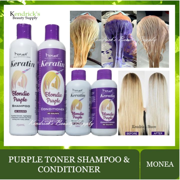 Monea Purple Blondie, Silver Shampoo and Conditioner 250ml | Lazada PH
