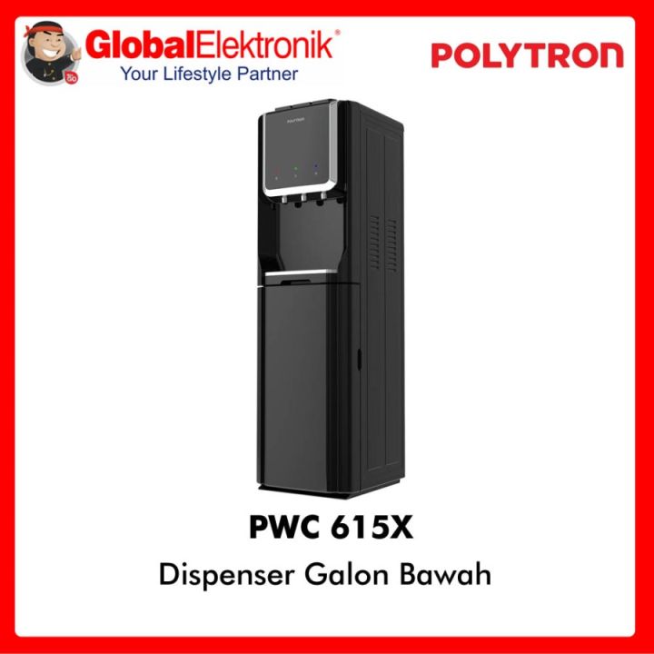 DISPENSER POLYTRON GALON BAWAH 110 WATT - PWC 615 X | Lazada Indonesia