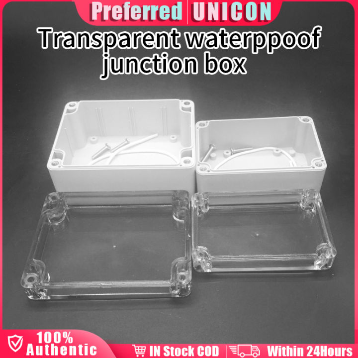 Outdoor Transparent Waterproof Junction Enclosure Box IP65 ABS ...