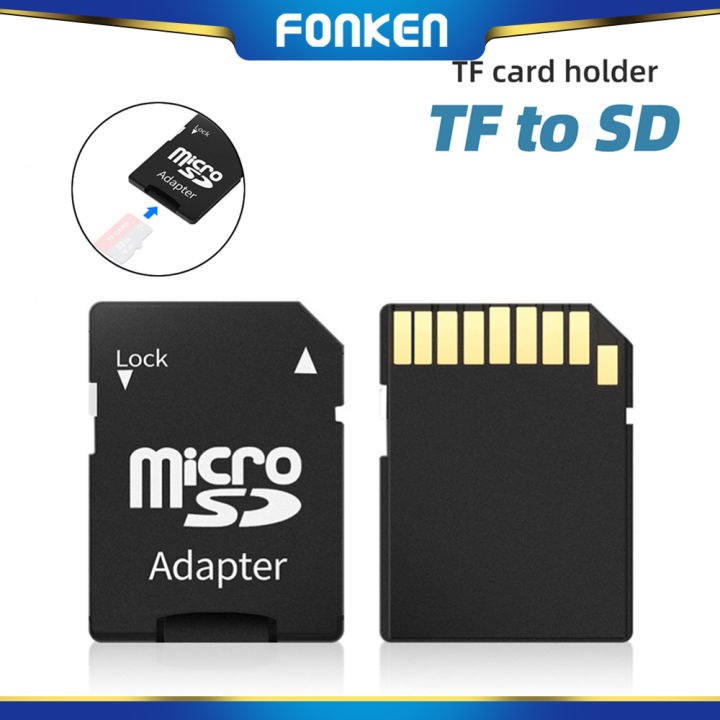 FONKEN 1/5/10pcs Micro SD TransFlash TF To SD SDHC Memory Card Adapter ...