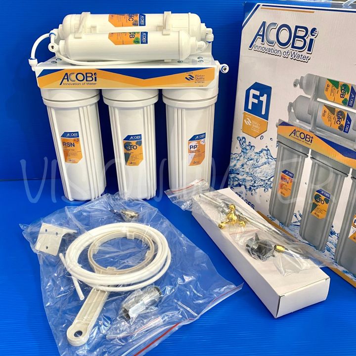 เครื่องกรองน้ำ 5 ขั้นตอน ACOBI ( ระบบธรรมดา )(สั่งออเดอร์ละ 1 ชุด ...