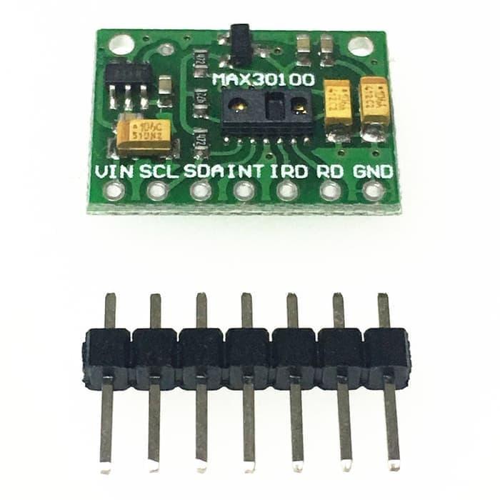 MAX30100 Heart-Rate Oximeter Pulse Sensor Module max 30100 for Arduino ...