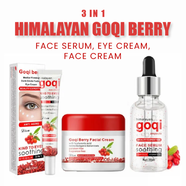 (Bundle of 3) Himalayan Goqi Berry Moisturising Face Cream, Facial ...
