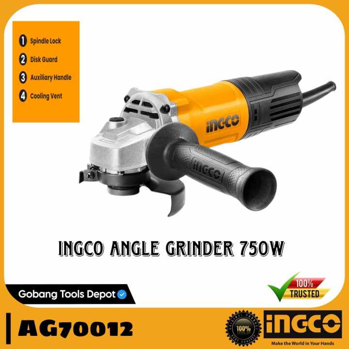 INGCO Angle Grinder 750W AG70012 | Lazada PH