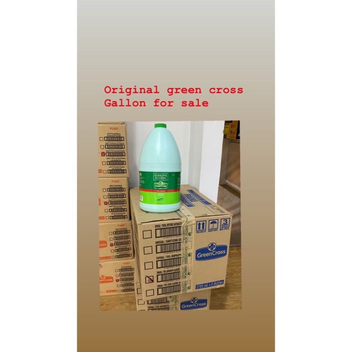 green cross 70% isopropyl alcohol gallon | Lazada PH