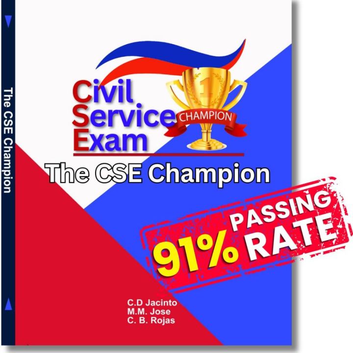 CSE Champion: Ultimate Civil Service Exam Reviewer & Prep Bundle ...