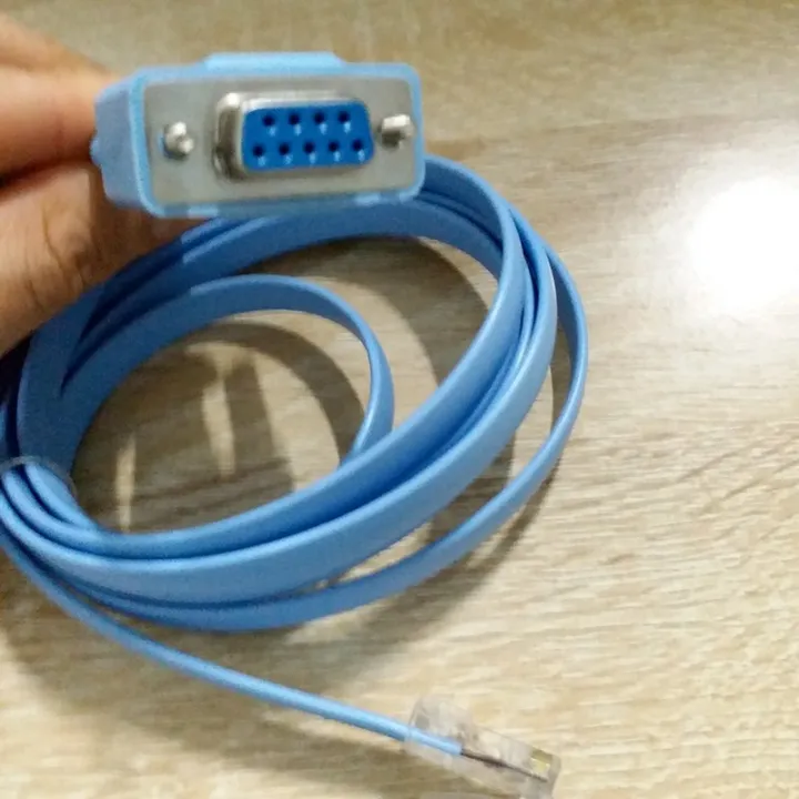 For Cisco Console Cable Rj45 Cat5 Ethernet To Rs232 Db9 Com Port Serial ...