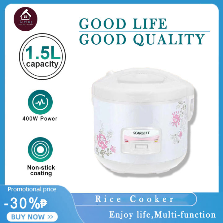 Rice Cooker Compilations 1.5L/1.2L/1L/0.8L Multi Function Cooker Non-stick With Steamer | Lazada PH