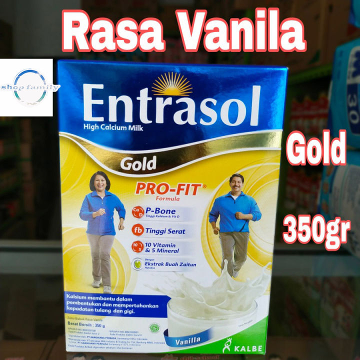 ENTRASOL GOLD VANILLA 340GR PER 1 BOX | Lazada Indonesia