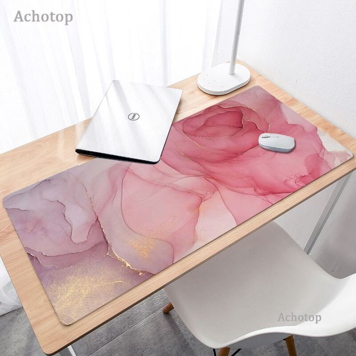 Ink Marble Grain Mouse Pad Large Office Computer Desk Mat Modern Table ...