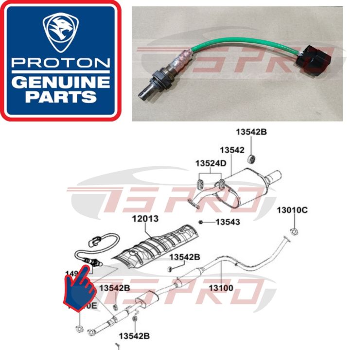 Proton Saga BLM Persona IAFM Exora CPS Gen2 Genuine O2 Oxygen Sensor ...