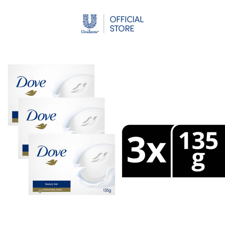 Dove Beauty Bar White 135g for Deep Nourishment - Triple Value Pack | Lazada PH