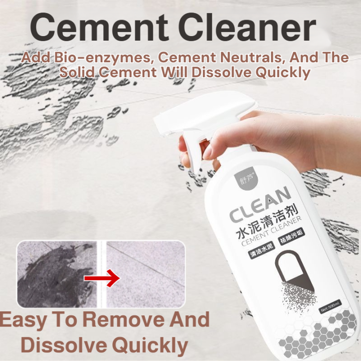 Cement Cleaner No Damage Cement Remover Tile Concrete Stain Remover ...