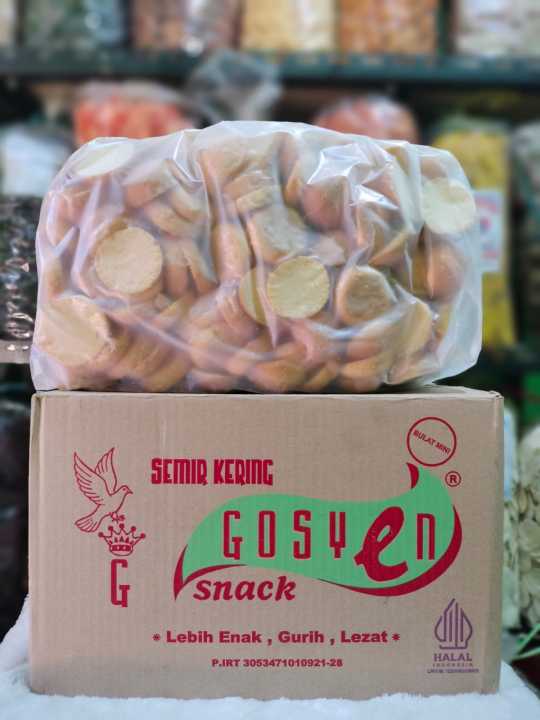SNACK KRIUK//CEMILAN 1KG//KUE KERING//BAGELED GOSEN//MAKANAN RINGAN ...