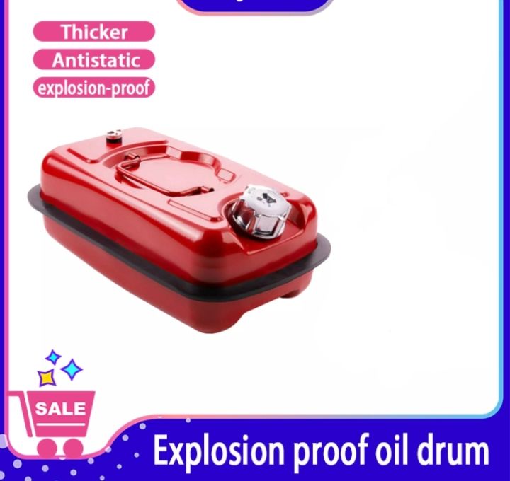 Horizontal Gasoline Tank 5L10L 20L Car Motorcycle Spare FuelTank Iron ...