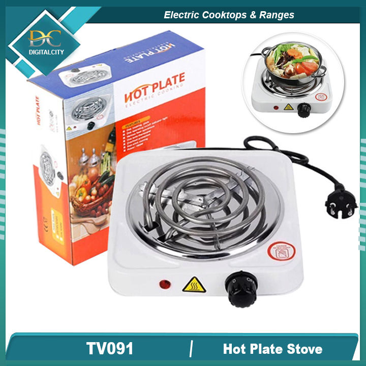 DC l TV091 Electric Hot Plate Stove Countertop Solid Hotplate Single ...