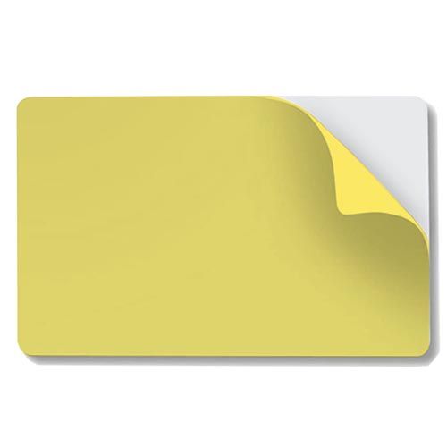 1 Card CR80.10 Mil Adhesive Mylar Backed PVC Card, for Clamshell card ...