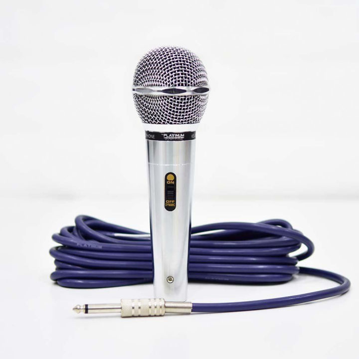 Platinum KS-5000 Dynamic Karaoke Wired Microphone (5Meters) | Lazada PH