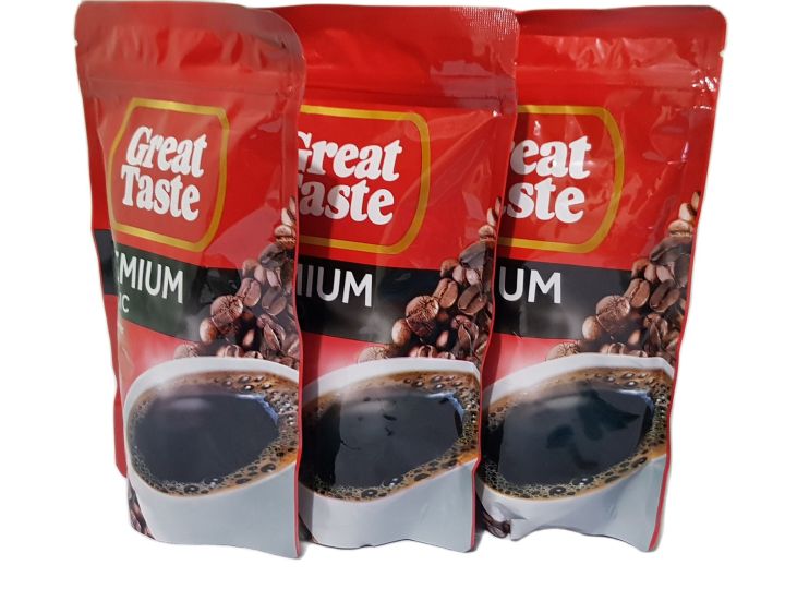 GREAT TASTE Premium Classic Coffee Powder - Fresh Lock Pack (pack of 3 ...