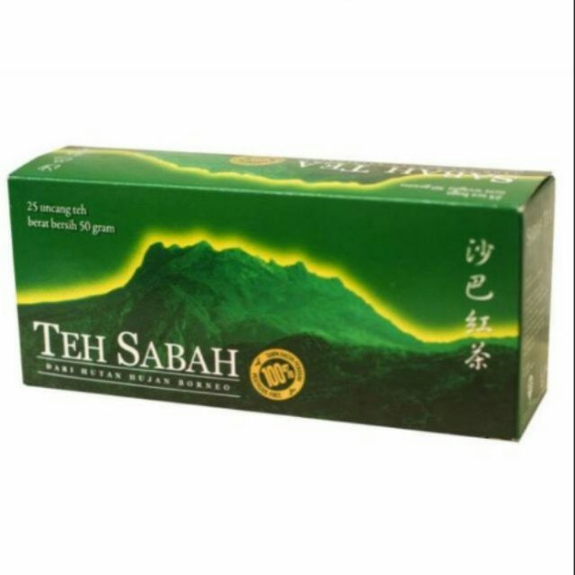 Teh Sabah 25 Uncang (Berat Bersih 50 gram)Dari Sabah | Lazada